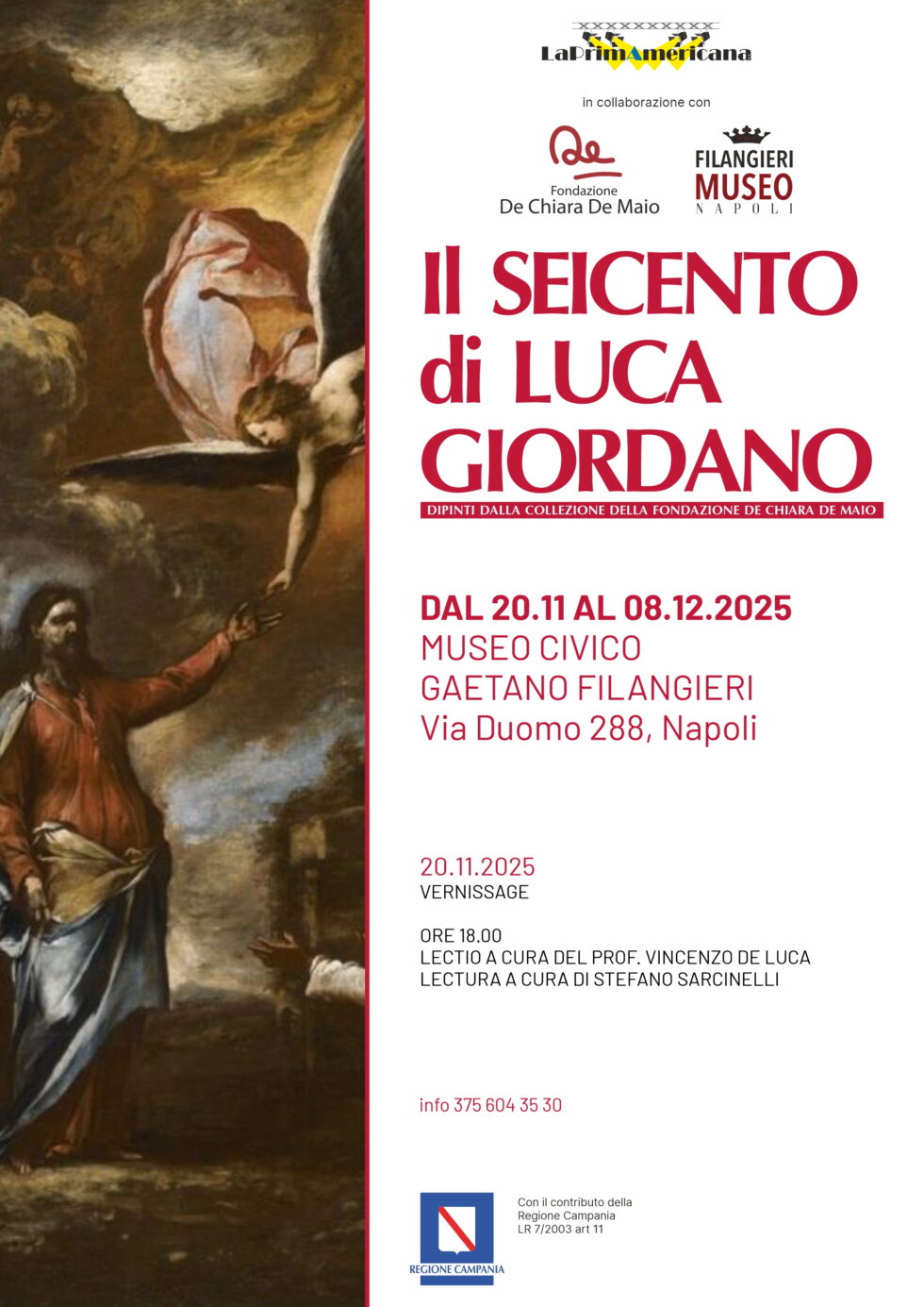 IL SEICENTO DI LUCA GIORDANO IN MOSTRA DAL 20 NOVEMBRE ALL'8 DICEMBRE ...